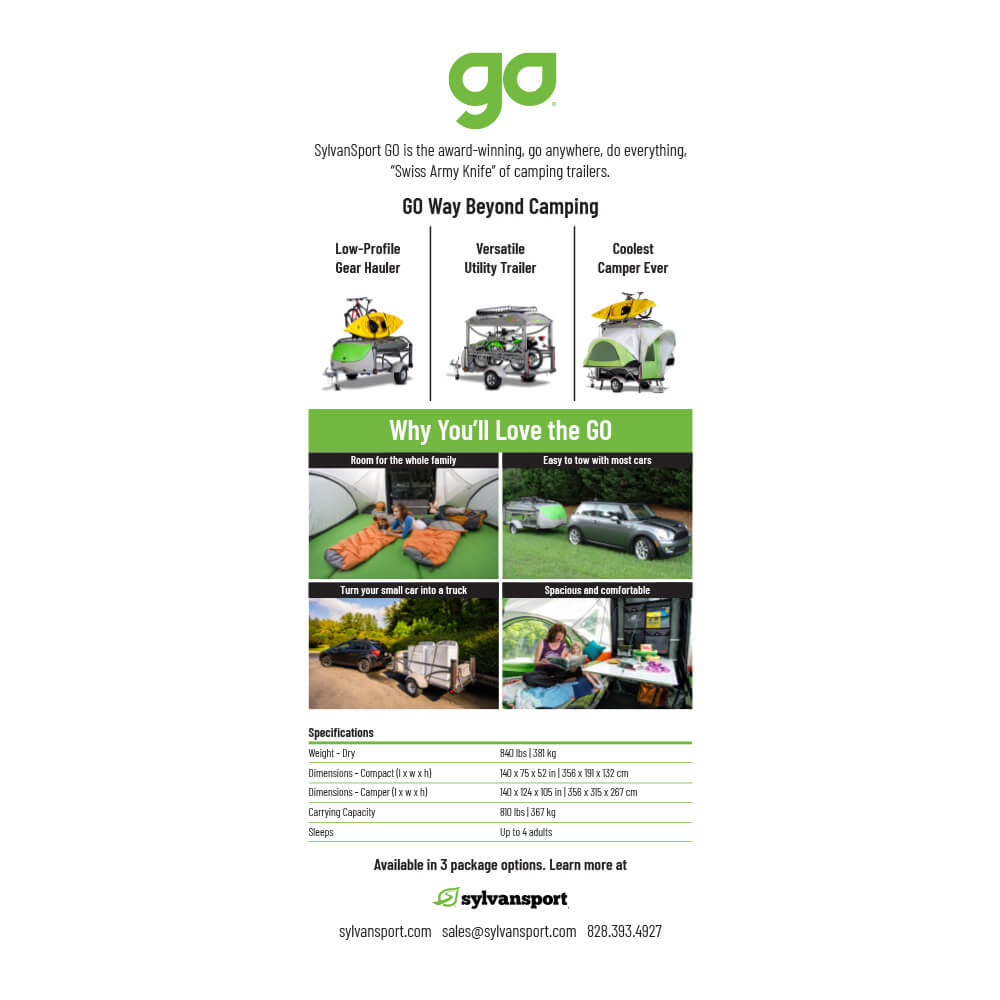 GO Rack Cards - 25pk - SylvanSport